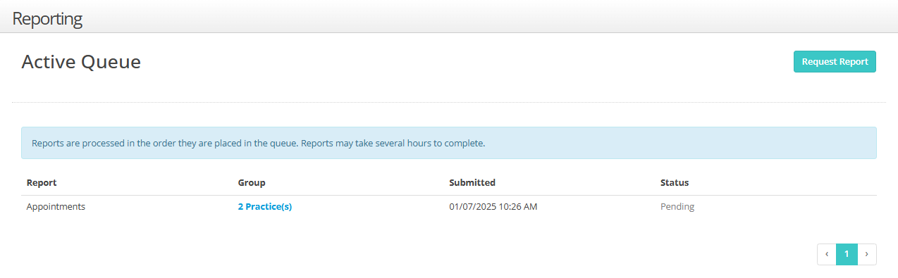 Access and download reports for Location Hub
