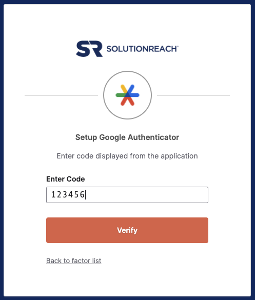 Set up Multi-Factor Authentication on your Solutionreach Account